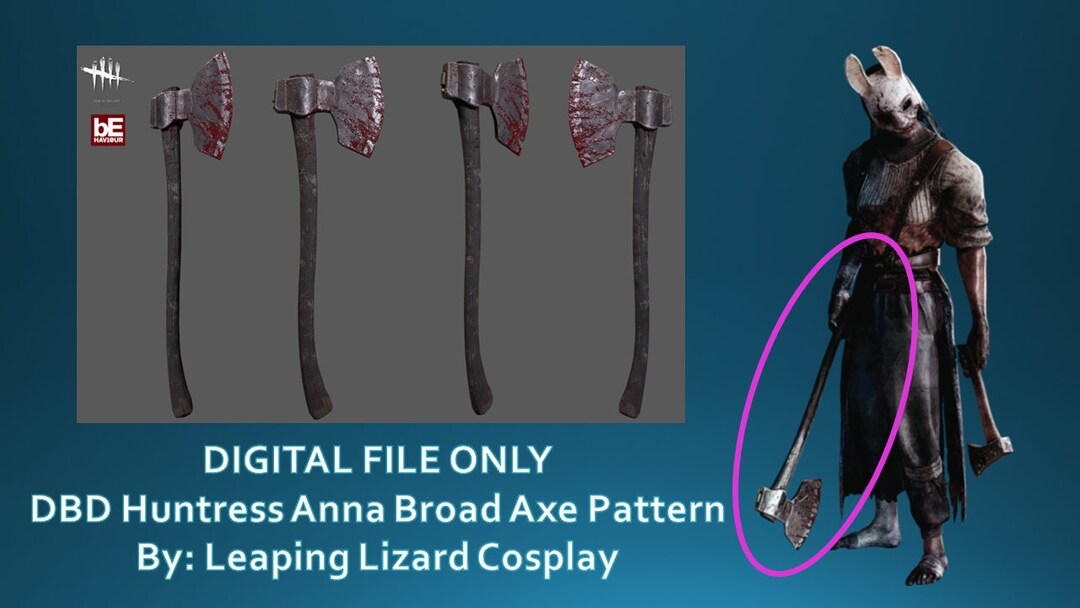 Huntress Anna Broad Axe Pattern *DIGITAL FILE ONLY* Blueprint and ...