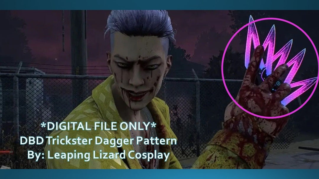 DBD Trickster Blade Pattern, Cosplay Prop Blueprint & Assembly ...