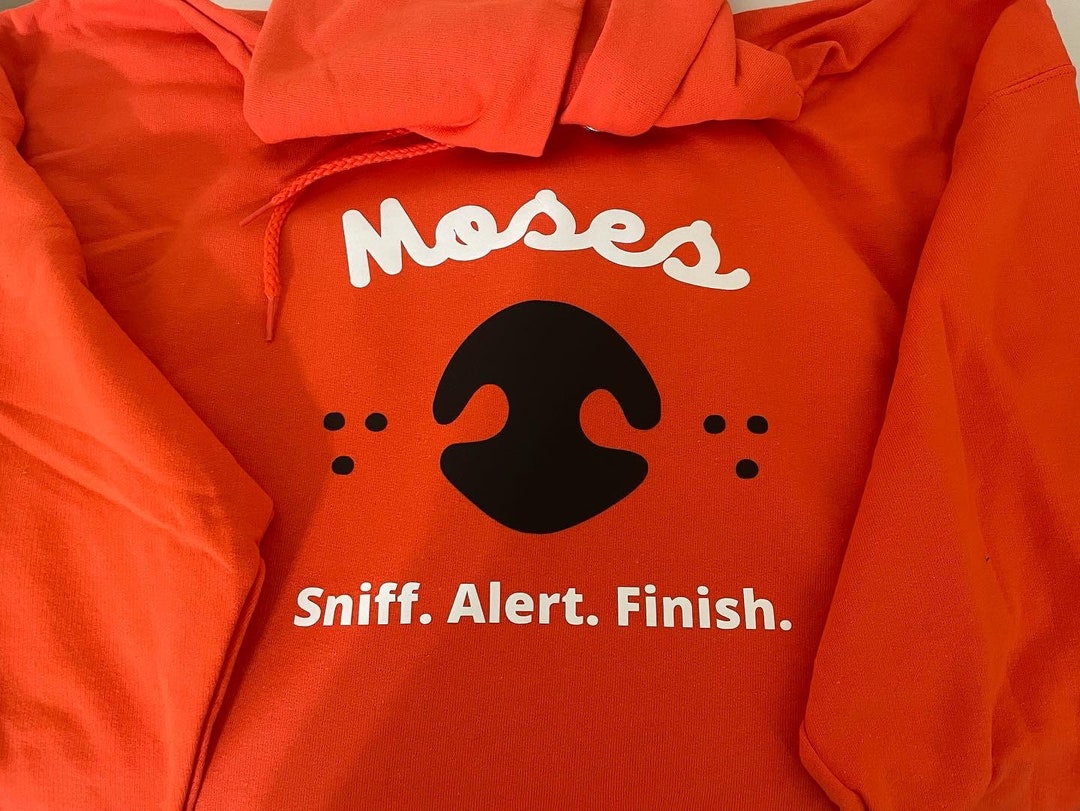 Custom Sniff - Alert - Finish. Scent Work Pullover Hoodie Sweatshirt ...