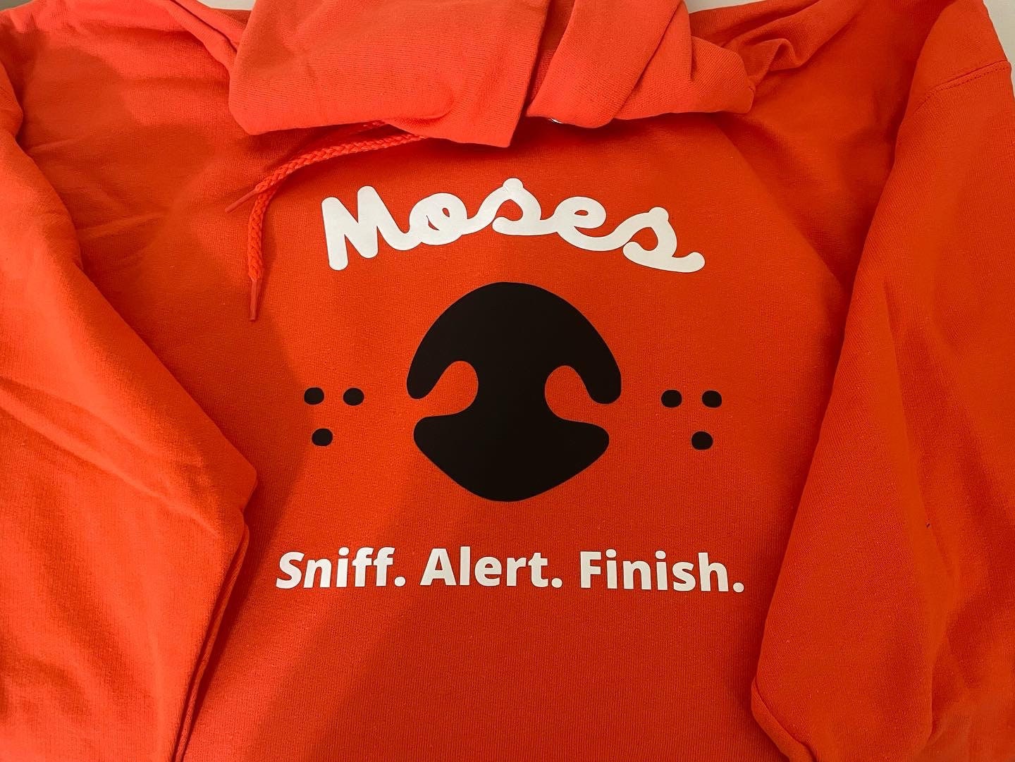 Custom Sniff - Alert - Finish. Scent Work Pullover Hoodie Sweatshirt ...