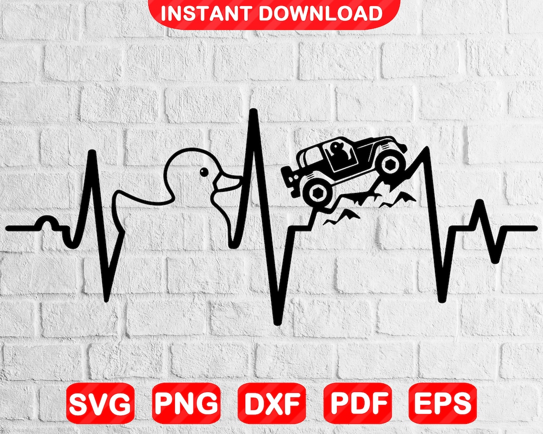 Duck Off-road Svg | 4x4 Duck Svg | Svg Files for Cricut | Instant ...