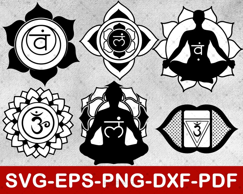 Chakra Bundle Svg | Meditation Svg | Chakra Svg Files for Cricut ...