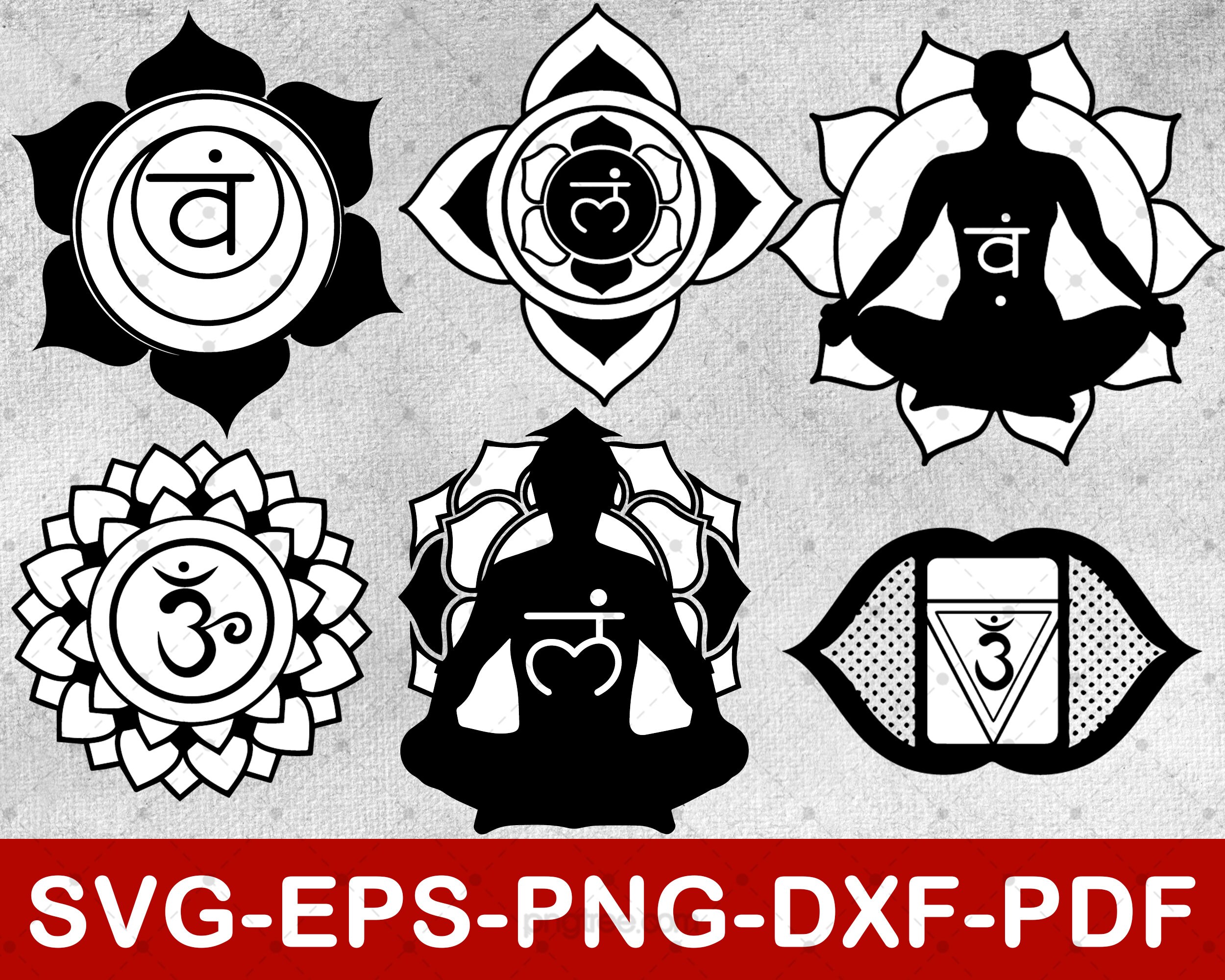 Chakra Bundle Svg | Meditation Svg | Chakra Svg Files for Cricut ...