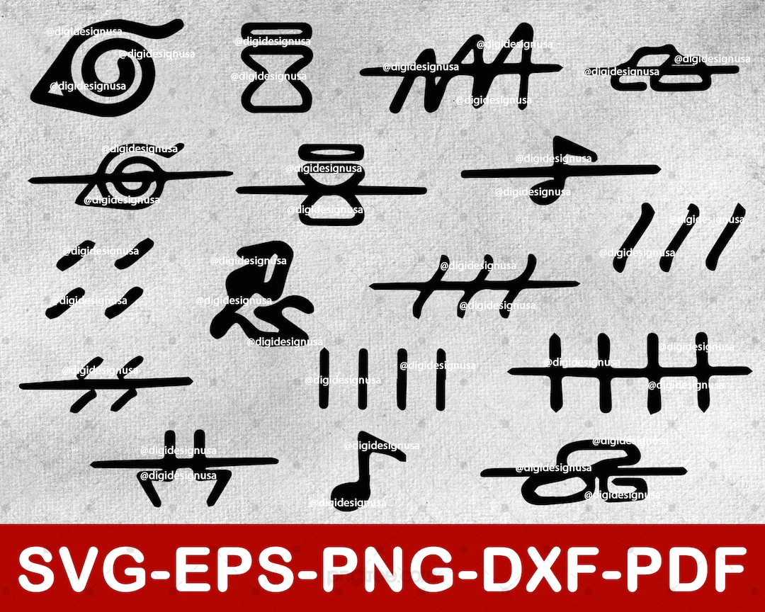 Anime Numbers Svg Bundle Anime Numbers Svg Files for Cricut Instant ...