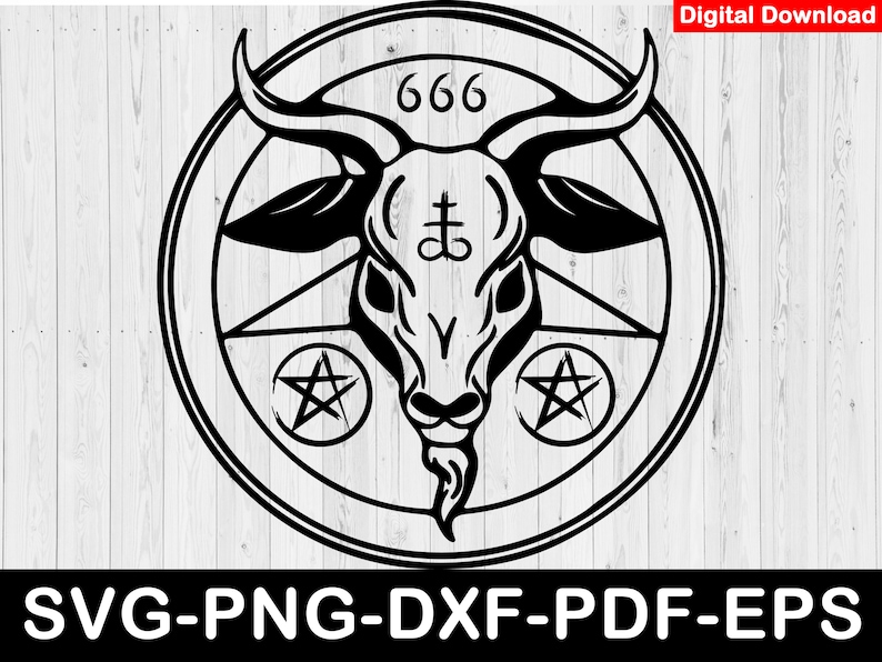 Pagan Svg |occult Svg | 666 Svg | Svg Files for Cricut | Instant ...