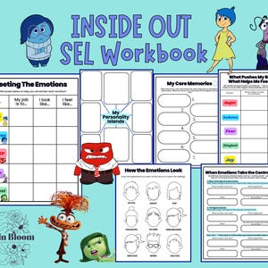 Inside Out SEL Workbook | Emotion Awareness and Regulation Lesson ...