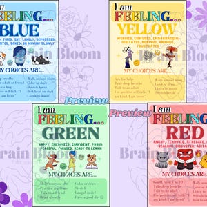 Zones of Emotional Regulation Posters | Inside Out SEL Lesson ...