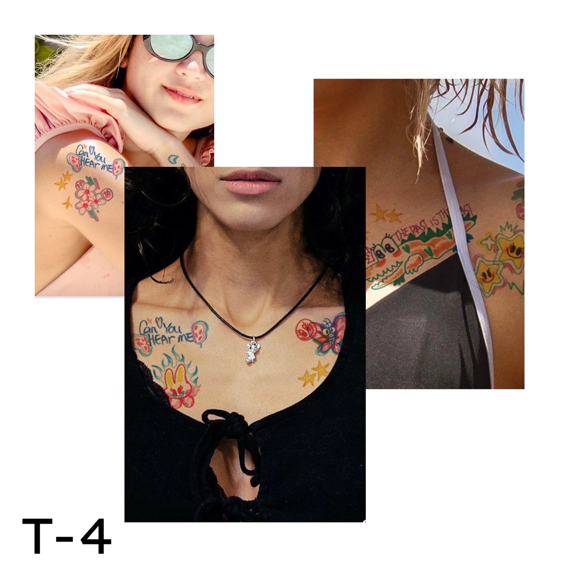 Artist Collaboration- Temporary Tattoo Sticker Designed by Famous ...