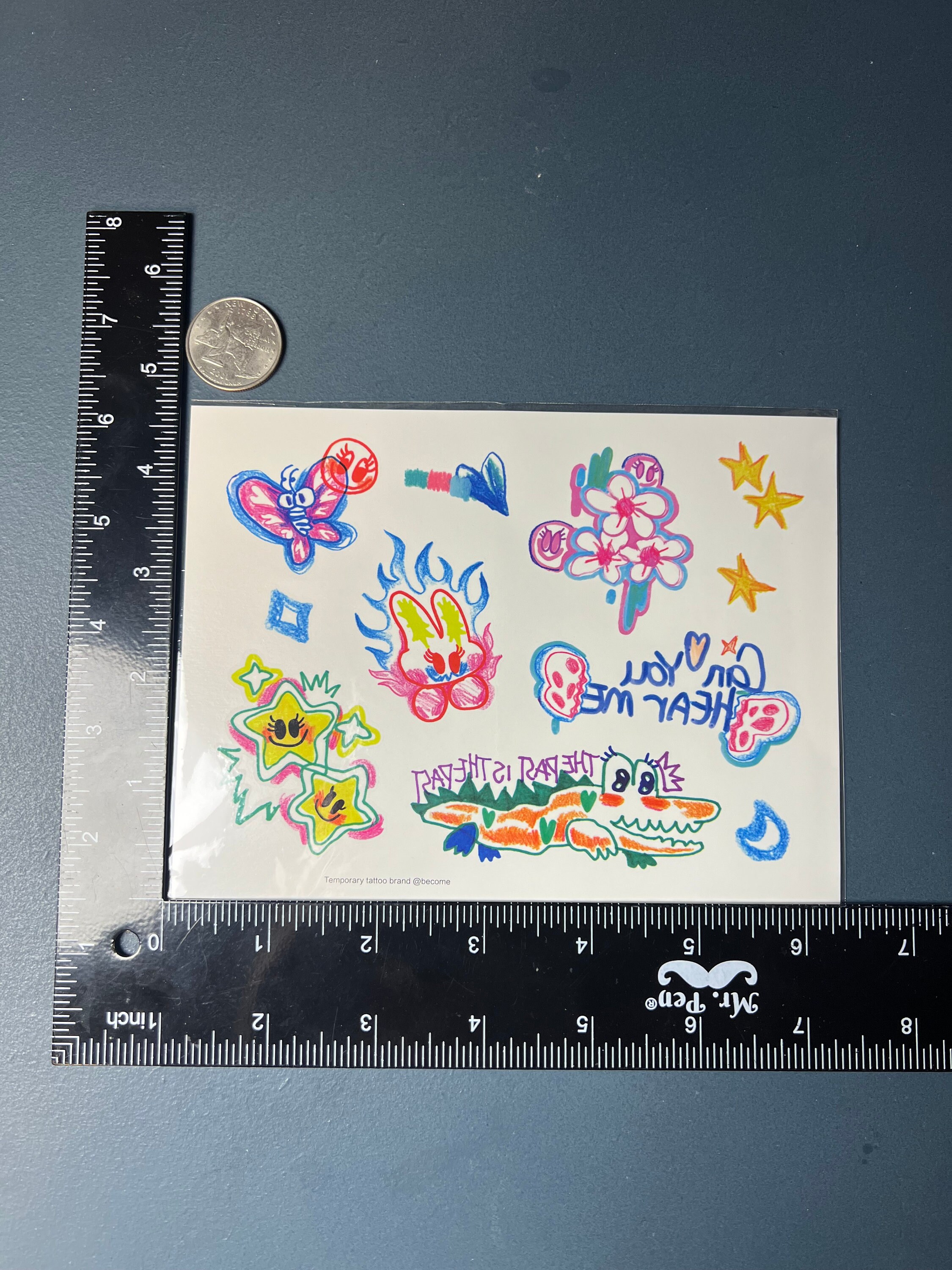 Artist Collaboration Temporary Tattoo Sticker Designed by Famous ...