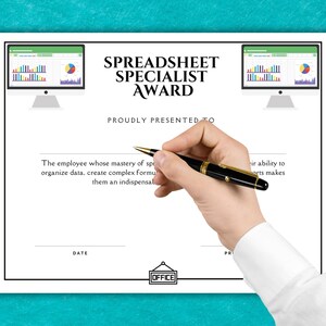 Fun Employee Appreciation Printable Awards, Fun Employee Recognition ...