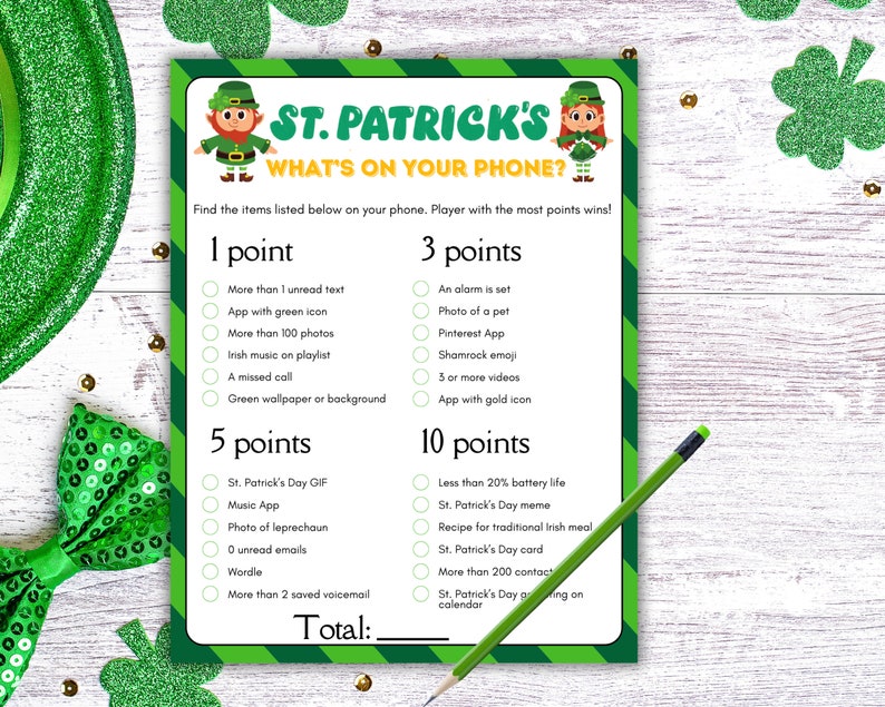 St Patrick's Day Game Bundle, St Patrick's Day Games, St Patrick's Day ...