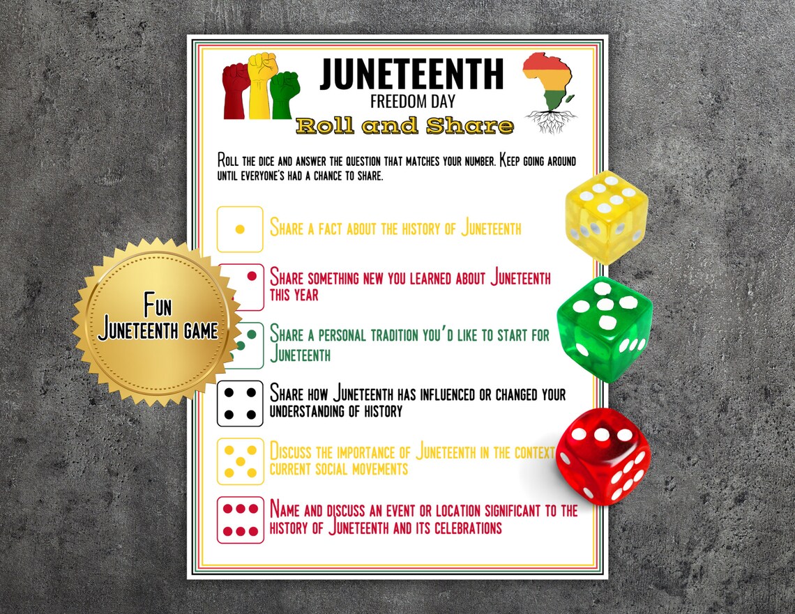 Juneteenth Games, Juneteenth Trivia, Juneteenth Game Bundle, DIY ...