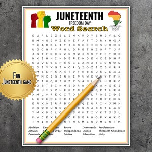 Juneteenth Games, Juneteenth Trivia, Juneteenth Game Bundle, DIY ...