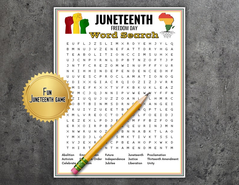 Juneteenth Games, Juneteenth Trivia, Juneteenth Game Bundle, DIY ...