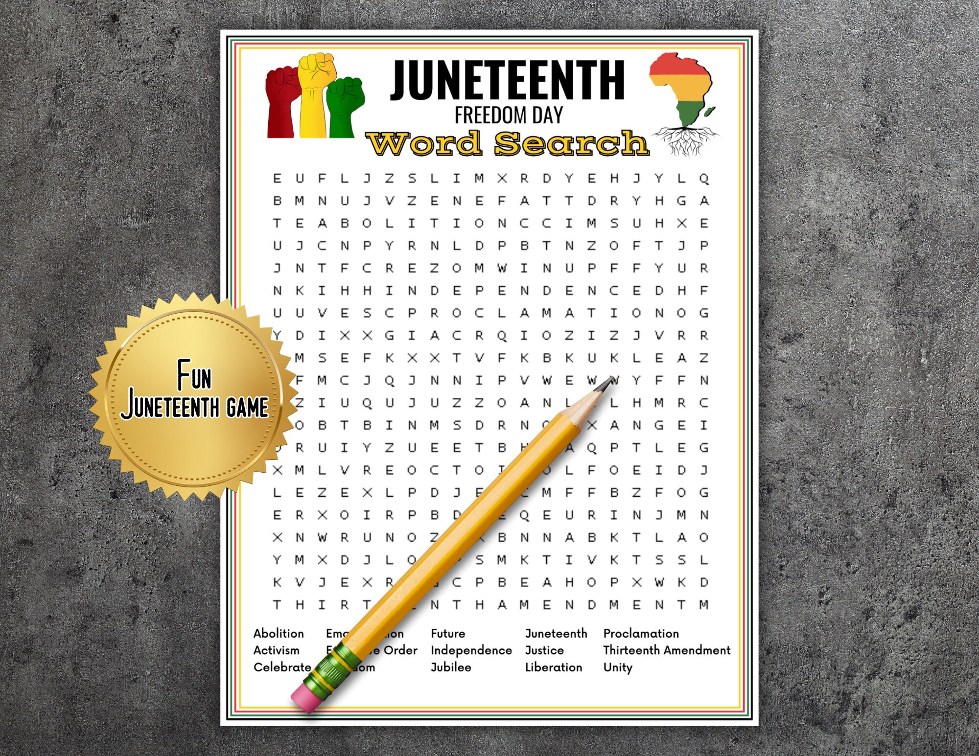 Juneteenth Games, Juneteenth Trivia, Juneteenth Game Bundle, DIY ...