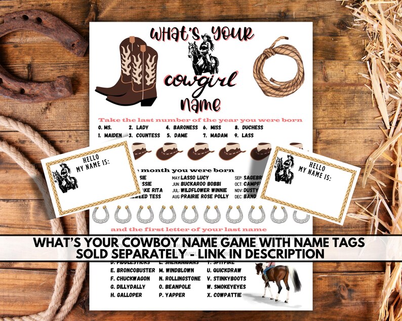 Cowgirl Trivia, Cowgirl Quiz, Cowgirl Facts, Cowgirl Party Game ...