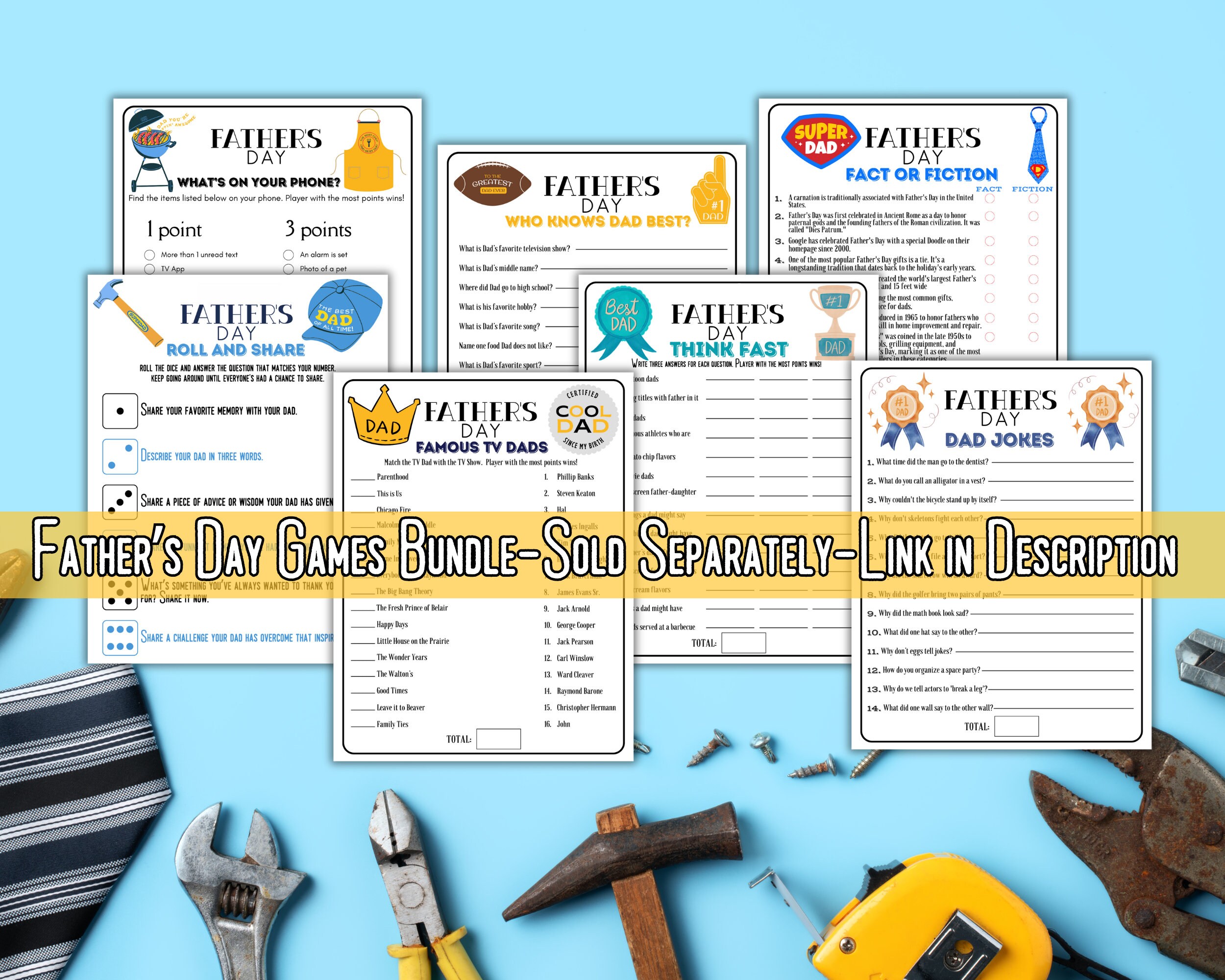 Father's Day Roll and Share, Father's Day Dice Game, Fathers Day Games ...