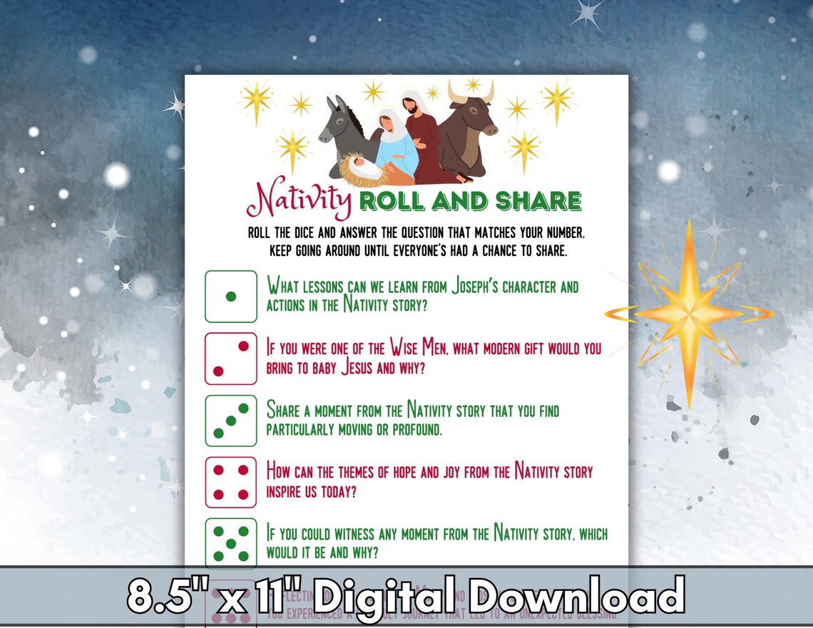 Christian Christmas Games Bundle, Nativity Games, Bible Christmas Games ...