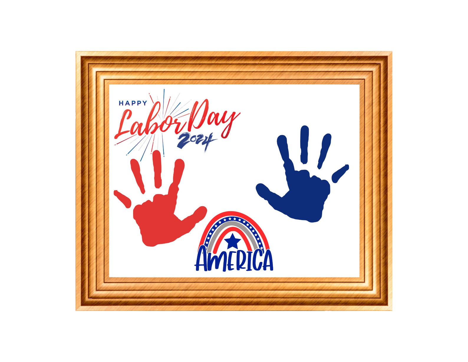 Labor Day Handprint Craft, Labor Day 2024, Labor Day Craft, Labor Day ...