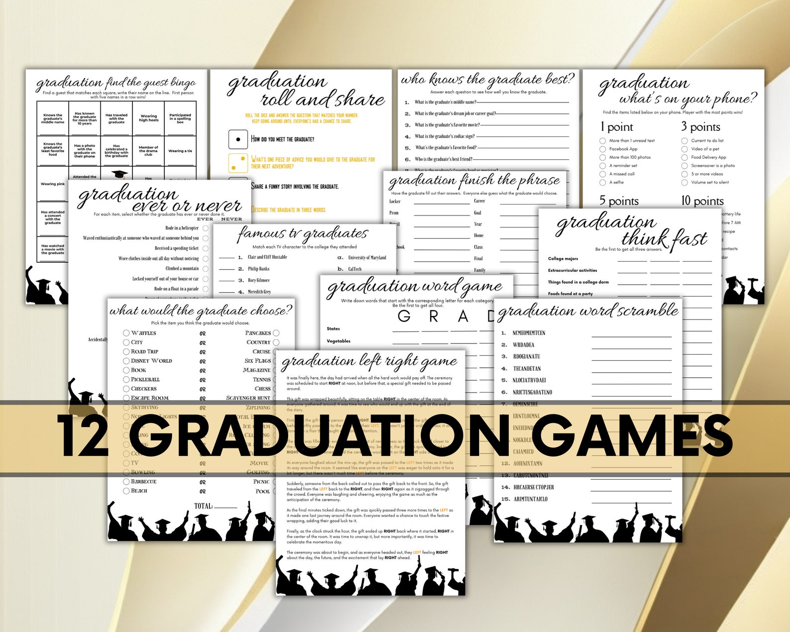2025 High School Graduation Games, Class of 2025, Graduation Games ...
