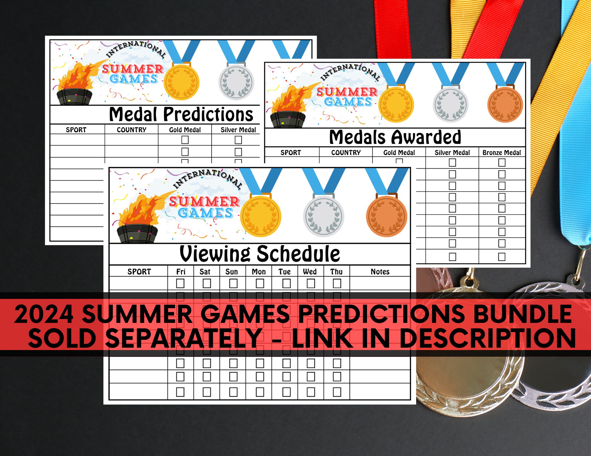 2024 Summer Games Bundle, 2024 Summer Sports, 2024 Summer Games ...