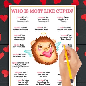 Who is Most Like Cupid, Fun Valentine Game, Valentine's Day Games ...