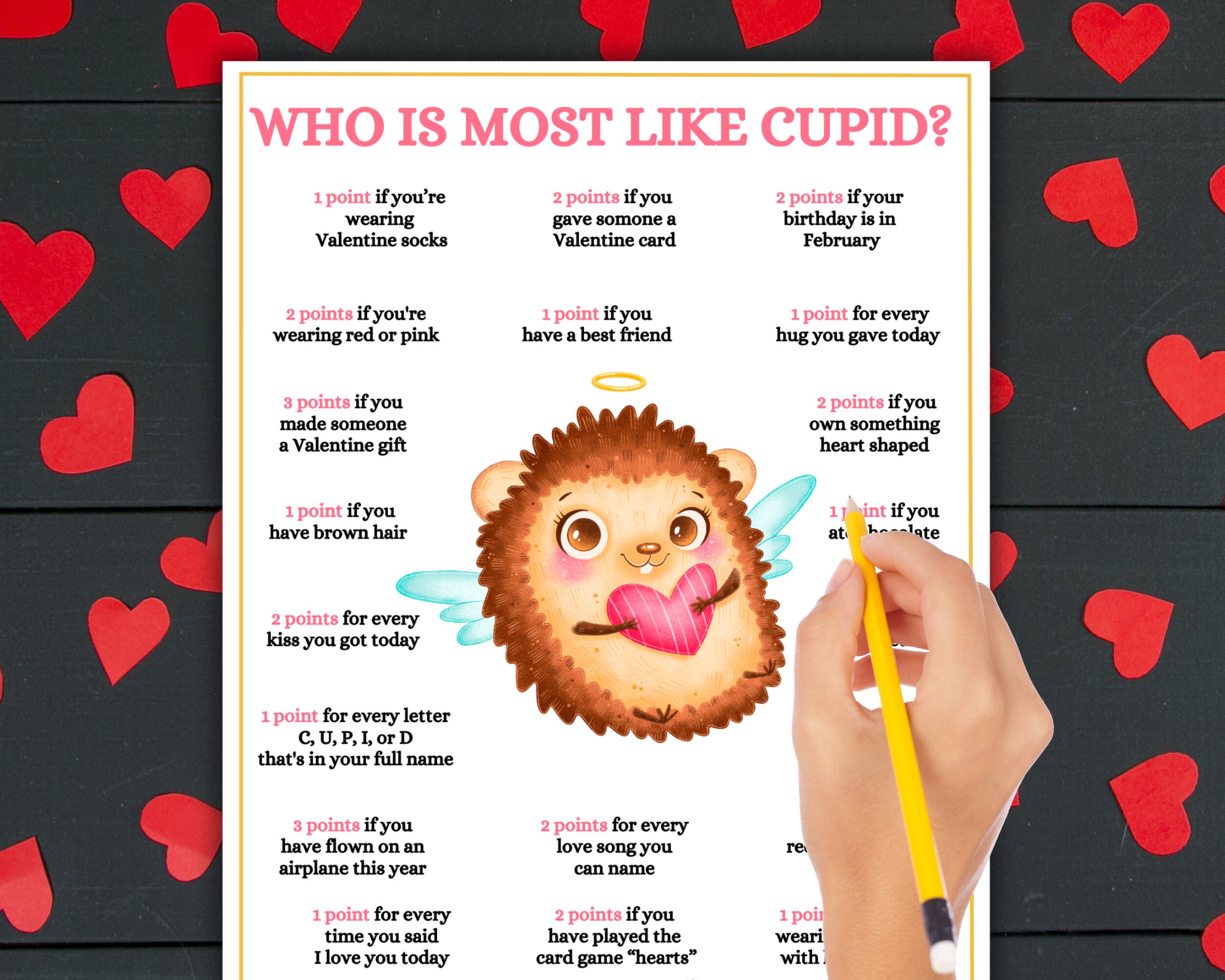 Who is Most Like Cupid, Fun Valentine Game, Valentine's Day Games ...