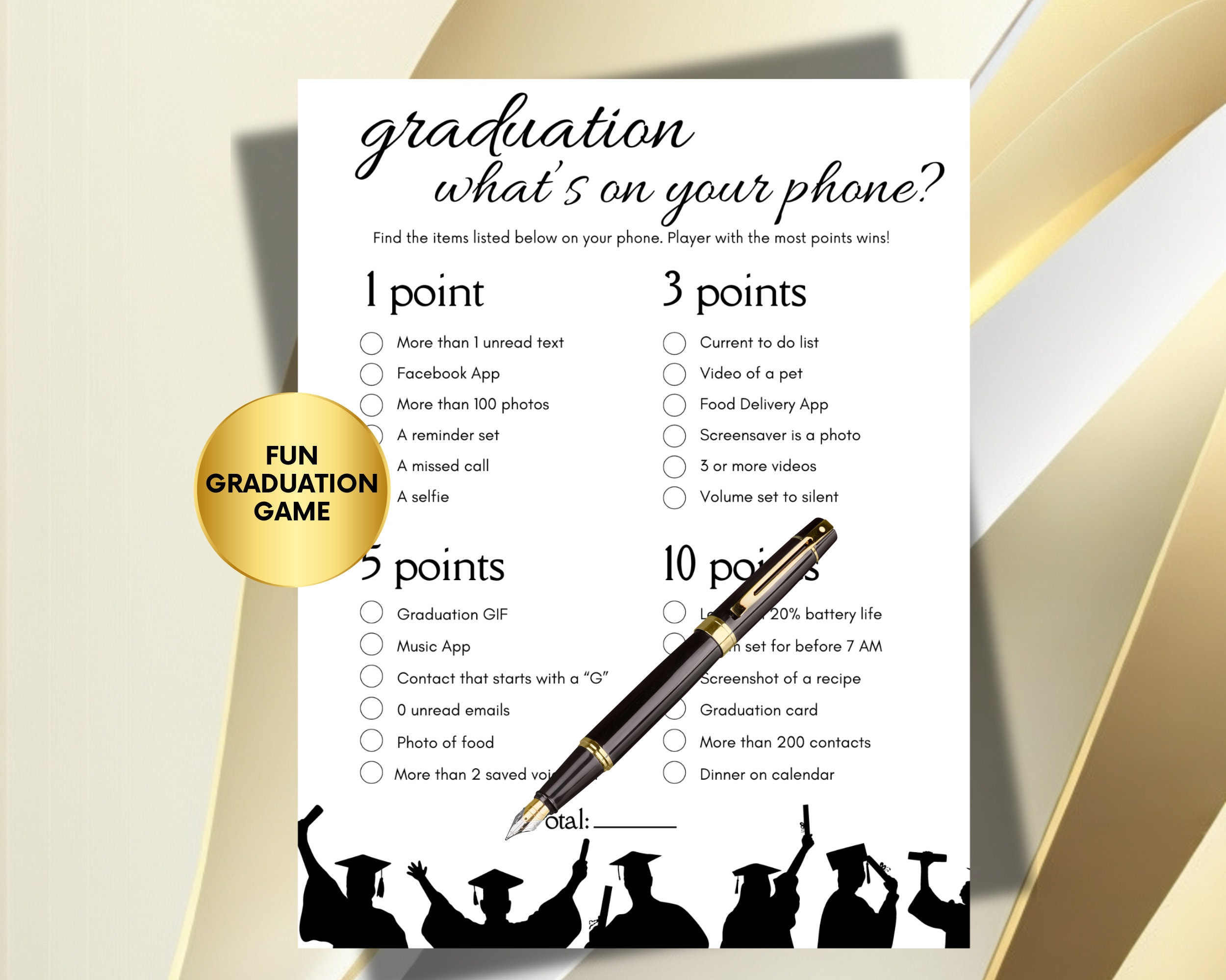 Graduation What's on Your Phone Game | 2024 Graduation Games, Class of ...