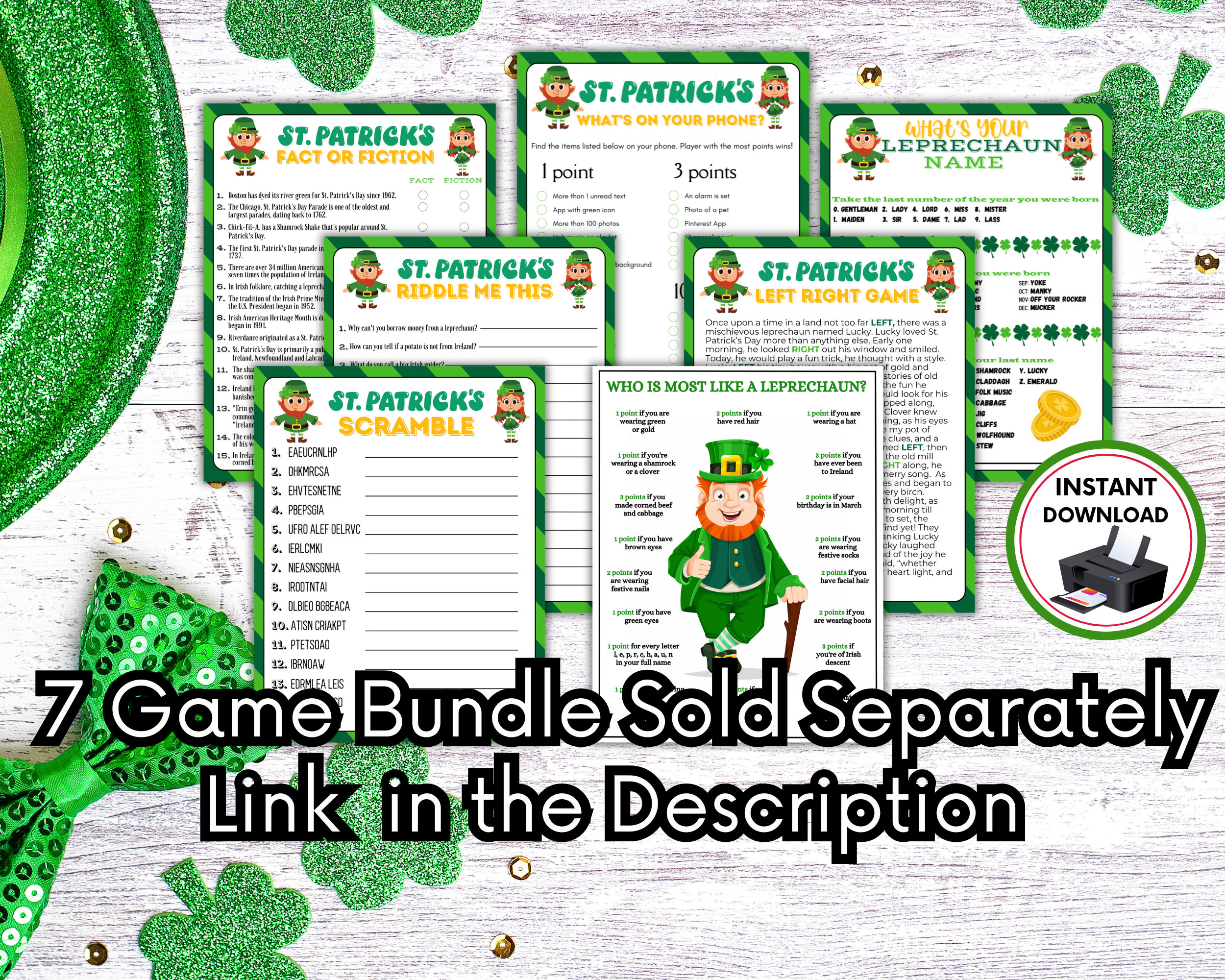Leprechaun Letter for Leprechaun Trap, Leprechaun Note for St. Patrick ...