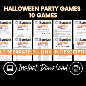 Halloween Drawing Game, Halloween Party Game, Halloween Art Game ...