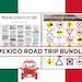 Mexico Road Trip Games Bundle Mexico License Plate Game Kids Games Road ...