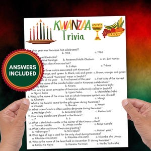 Kwanzaa Trivia, Kwanzaa History Quiz, Kwanzaa Facts and History ...
