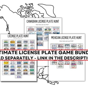 Road Trip Games Bundle - Kids Road Trip Games - Car Games - Family Road ...