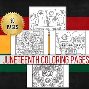Juneteenth Coloring Pages, Juneteenth Activities, Juneteenth Preschool ...
