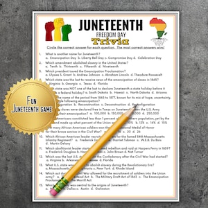 Juneteenth Trivia, Juneteenth Facts Quiz, Juneteenth History Trivia ...