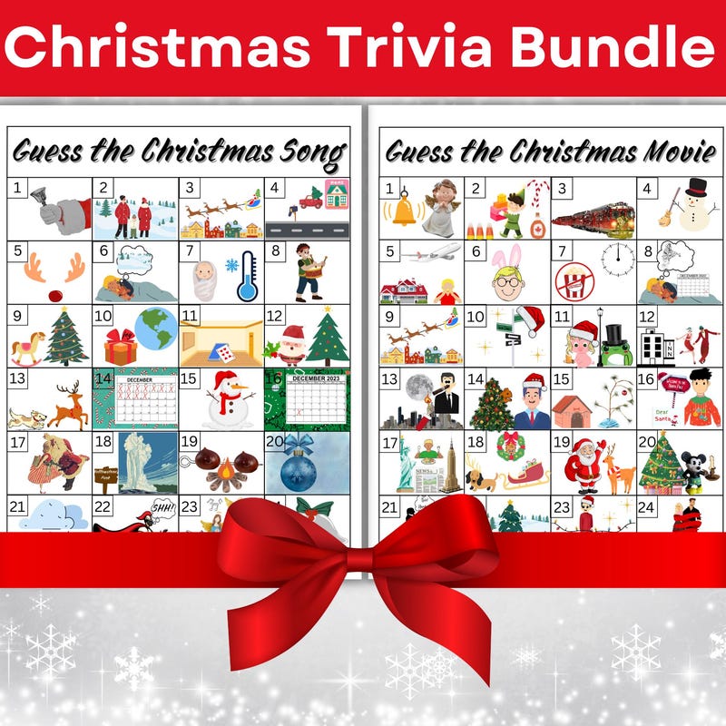 Christmas Trivia - Etsy