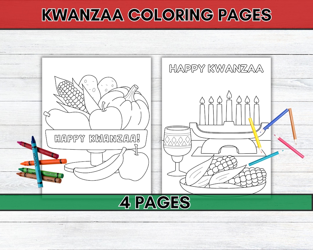 Kwanzaa Coloring Pages, Kwanzaa Printables, Kwanzaa Coloring Sheet ...