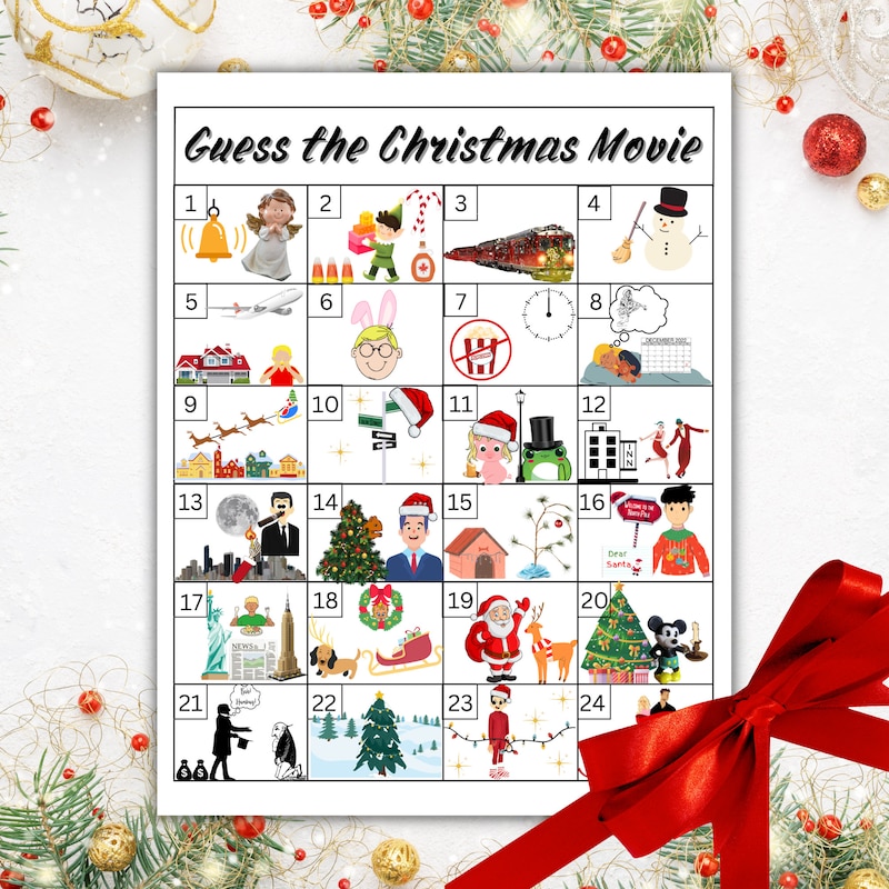 Christmas Movie Jeopardy - Etsy
