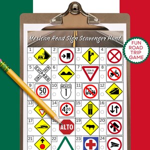 Mexico Road Trip Games Bundle - Mexico License Plate Game - Kids Games ...