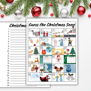 Christmas Song Trivia, Christmas Party Game, Fun Christmas Games ...