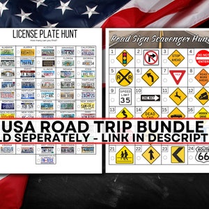 Canada Road Trip Games Bundle, Canada License Plate Game, Canada Road ...