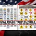 Canada Road Trip Games Bundle, Canada License Plate Game, Canada Road ...