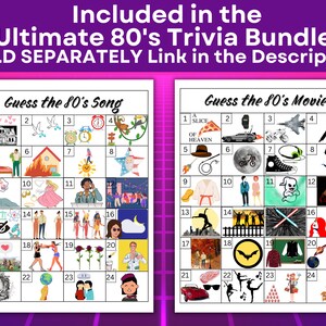 80s Music Trivia, 80s Song Trivia, 80s Trivia Game, 80s Trivia, 80s ...
