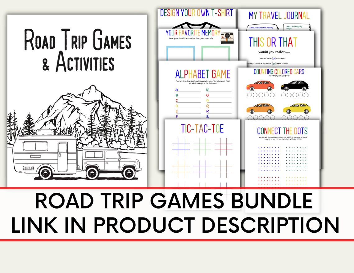 License Plate Game With Map Road Trip Games Printable - Etsy