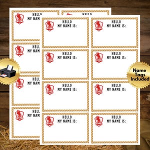 What's Your Rodeo Name? Game, Rodeo Themed Party, Rodeo Party Games ...