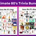 80s Music, 80s Trivia Bundle, 80s Movie, 80s Trivia, 80s Trivia Game ...