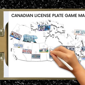 License Plate Game Map Bundle - License Plate Hunt Map Bundle ...