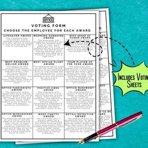 Fun Employee Appreciation Printable Awards, Fun Employee Recognition ...