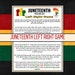 Juneteenth Left Right Game, Juneteenth Celebration Left Right ...