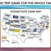 License Plate Game Map Bundle - License Plate Hunt Map Bundle ...